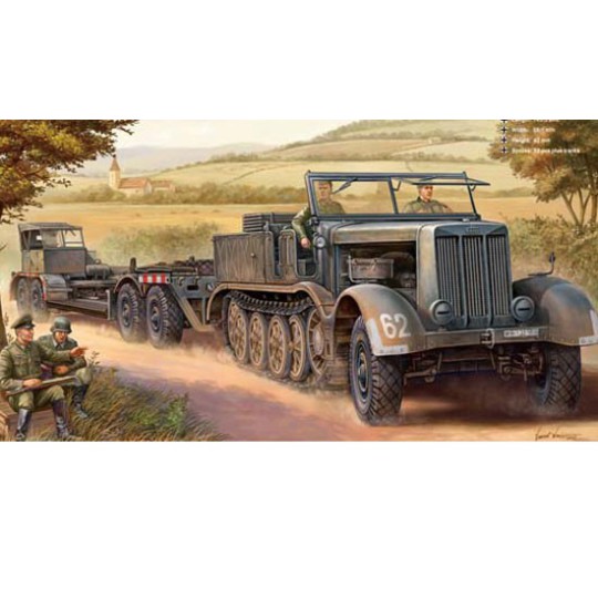 Plastiktankmodell Deutsch SD.Kfz.9 (18T) - Scientific-MHD