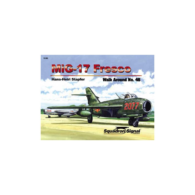 MIG-17 book FRESCO WALK AROUND - Scientific-MHD