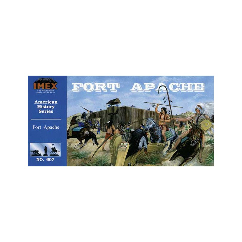Apache Fort Diorama figurine1/72 - Scientific-MHD