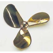 Accastillage de bateau HELICE TRIPALE LAITON - DROITE - 120mm - M5 ...