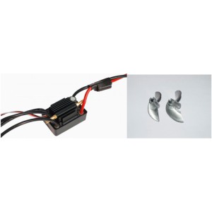 Bateau électrique radiocommandé Alpha BL 1m RTS Rouge / MHD3S ...