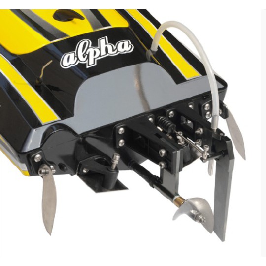 Bateau électrique radiocommandé Alpha BL 1m RTS Jaune / MHD3S ...