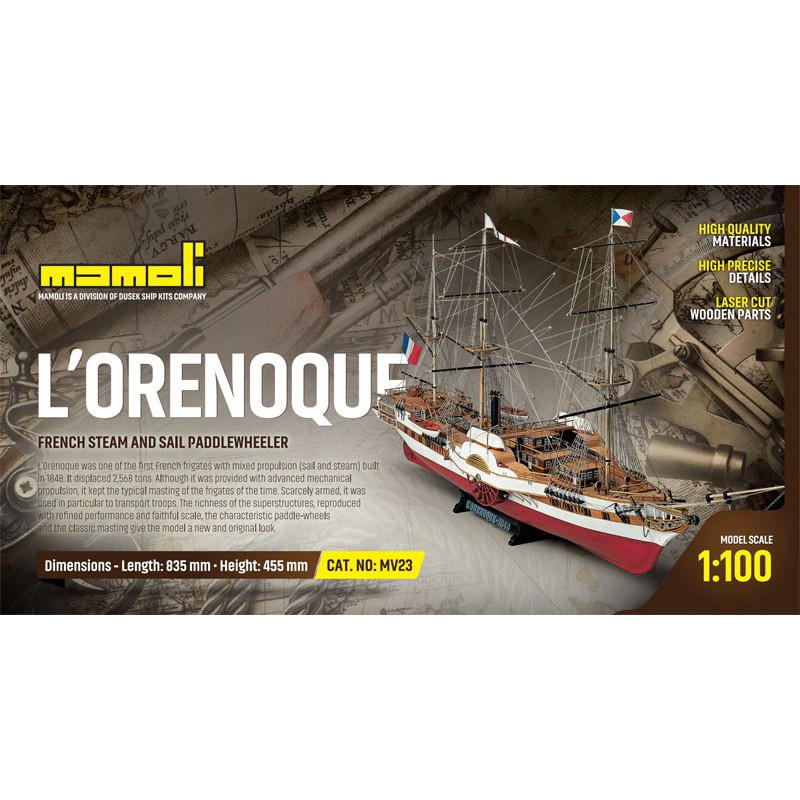L'Orenoque static boat - Scientific-MHD