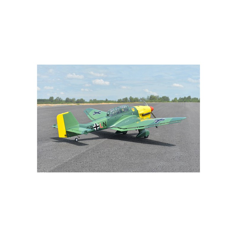 Radio -controlled thermal aircraft Ju87b Stuka 60cc ARF - Scientific-MHD