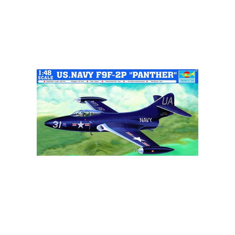 Plastic plane model F9F-2P Panther - Scientific-MHD