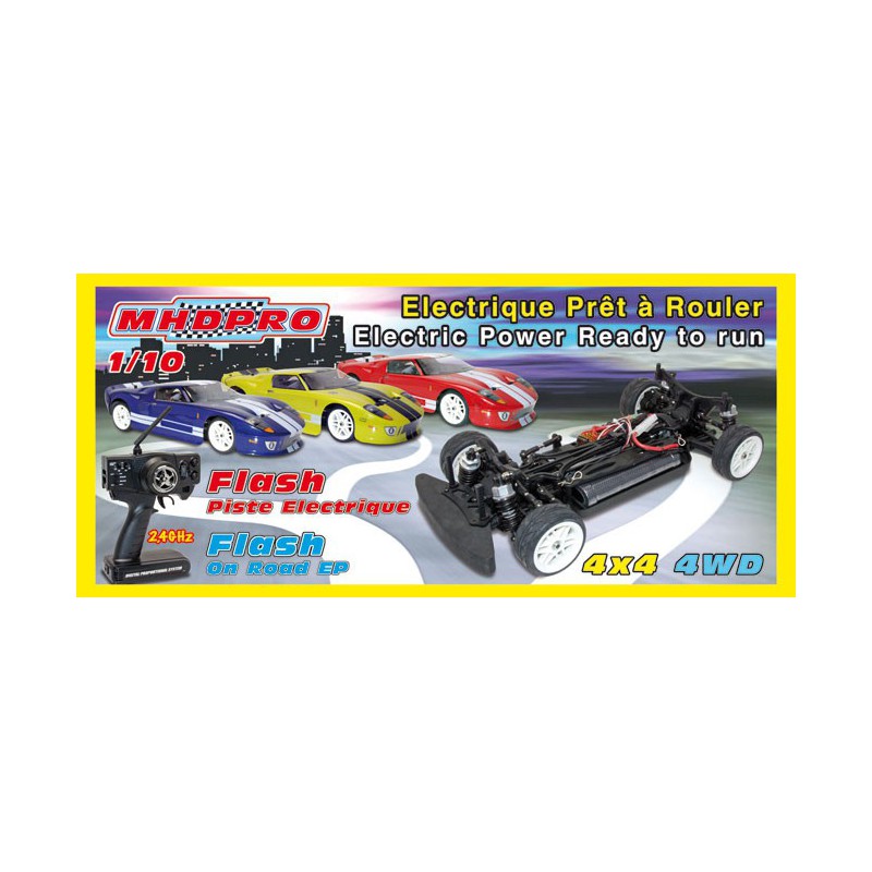 EPRO RADIOCMANDED BLUE EP RTR 1/10 - Scientific-MHD