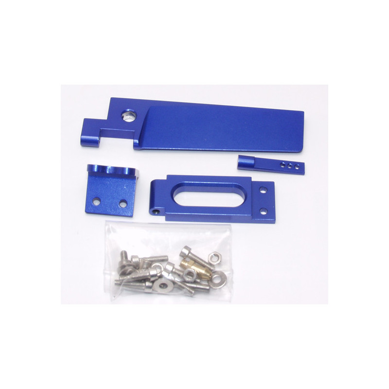 Piece for aluminum rudder speed boats and its support - Scientific-MHD