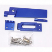 Piece for aluminum rudder speed boats and its support - Scientific-MHD