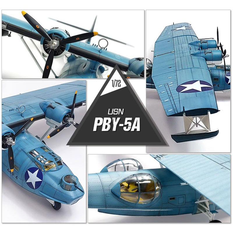 Plastic plane model USN PBY-5A 1/72 “Battle of Midway”