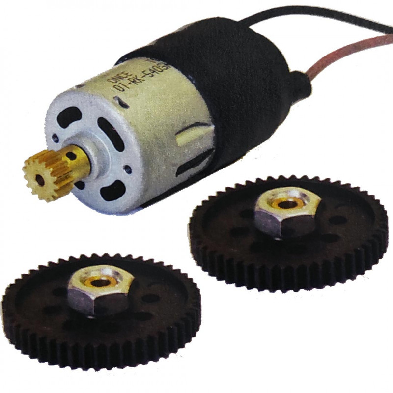 Radio electric boat BRUMA motorization kit - Scientific-MHD