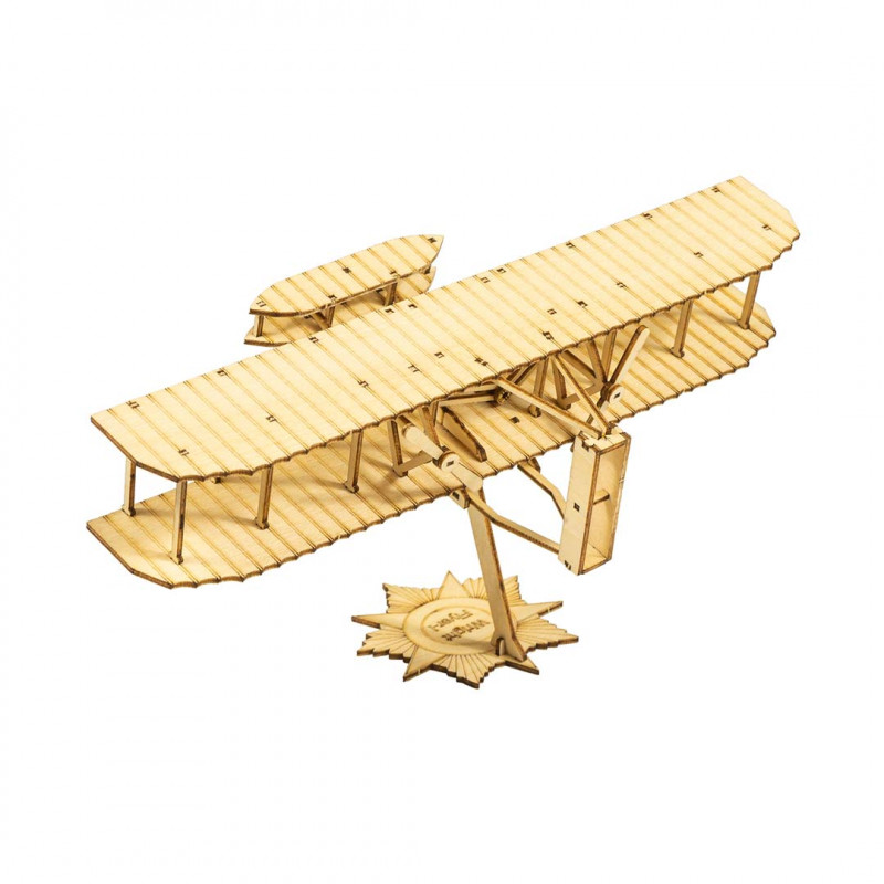 Easy 3D mechanical jigsaw puzzle for static Mini WRIGHT FLYER I model