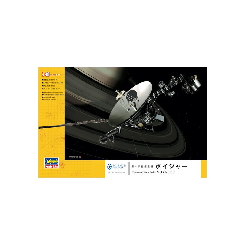 Science fiction model in plastic Space Probe Voyager 1/48 - Scientific-MHD