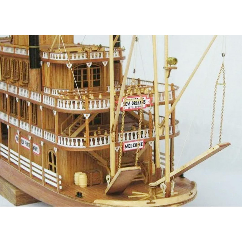 Static ship USS MISSISSIPPI 1870 1:100