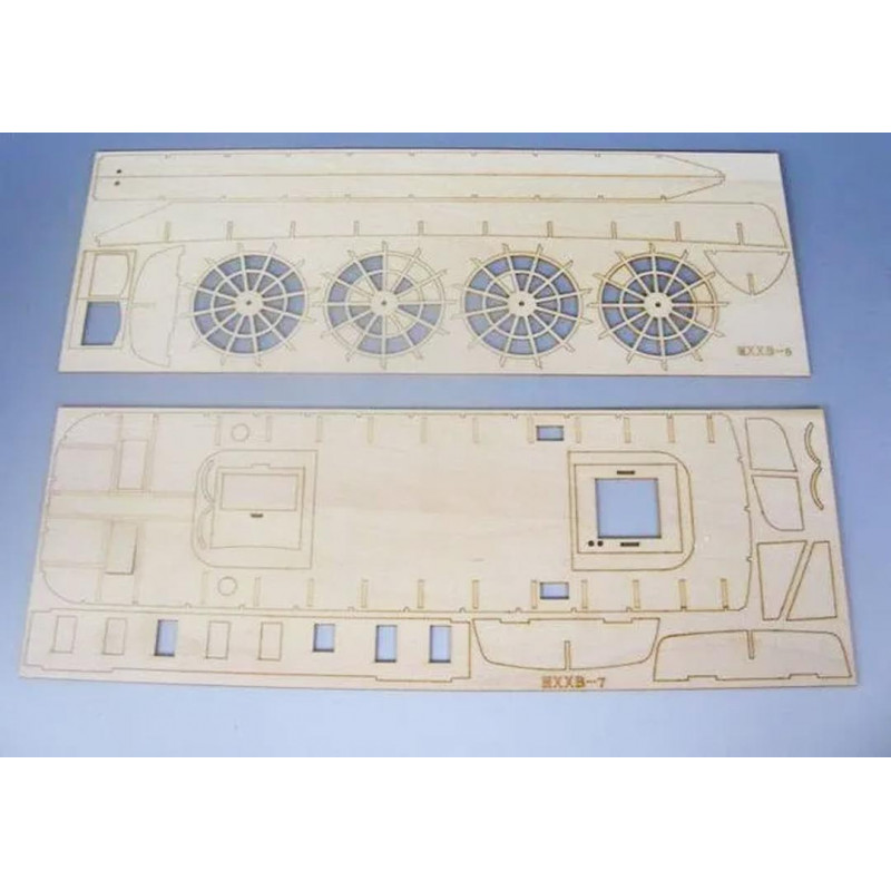 Static ship USS MISSISSIPPI 1870 1:100