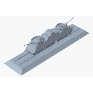 Maquette plastique de train blindé Panzerjager 1:72