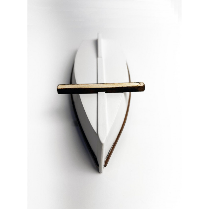 Statisches Schiff Esquif aus dem Mittleren Westen 1:12