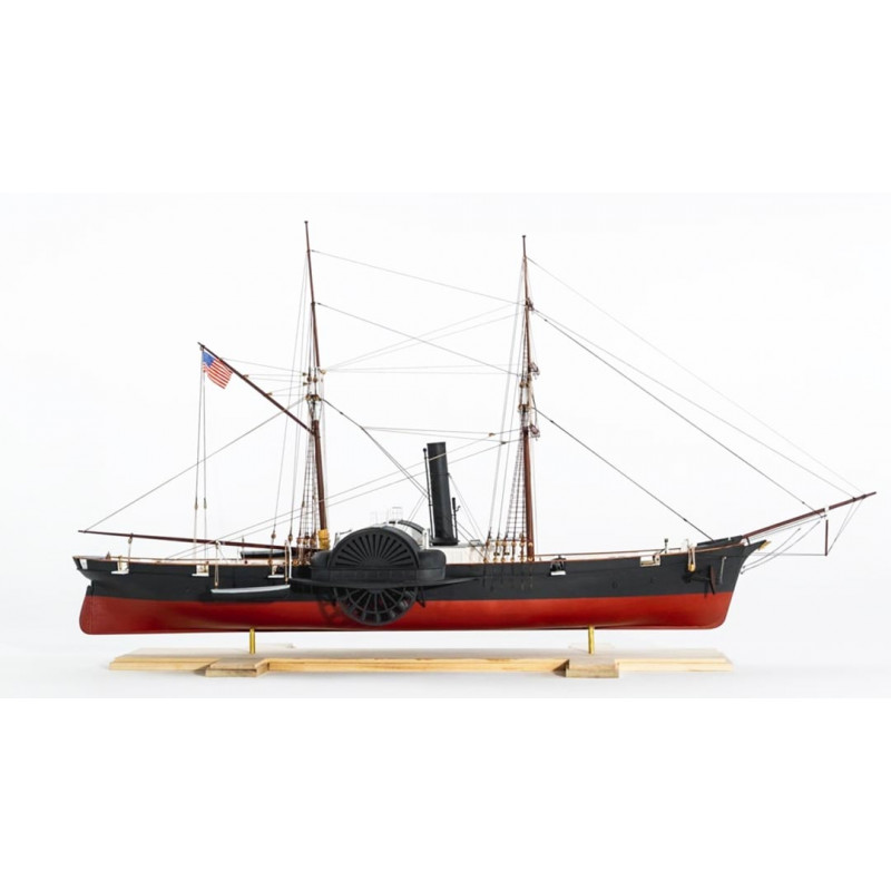 Static USCG Harriet Lane Steam Cutter Gunboat 1857 1:96