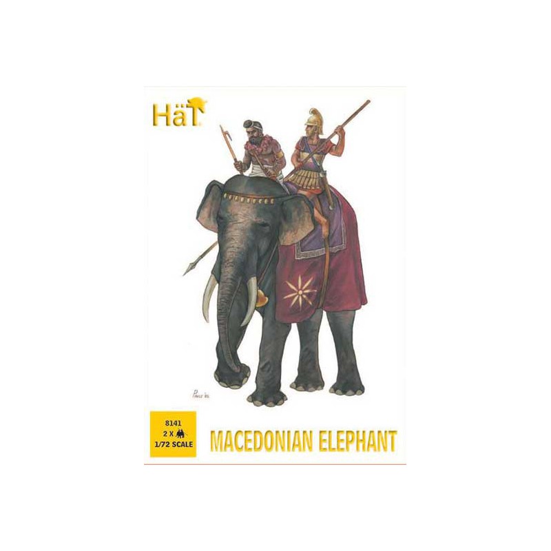 Macedonian elephant figurine 1/72 - Scientific-MHD