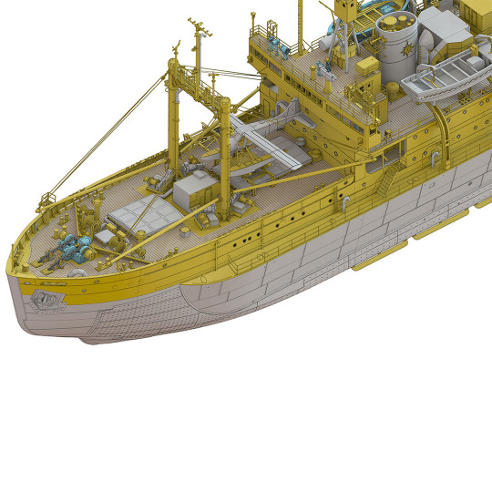 Maquette plastique de bateau ANTARTICA OBSERVATION SHIP SOYA "2ème ...