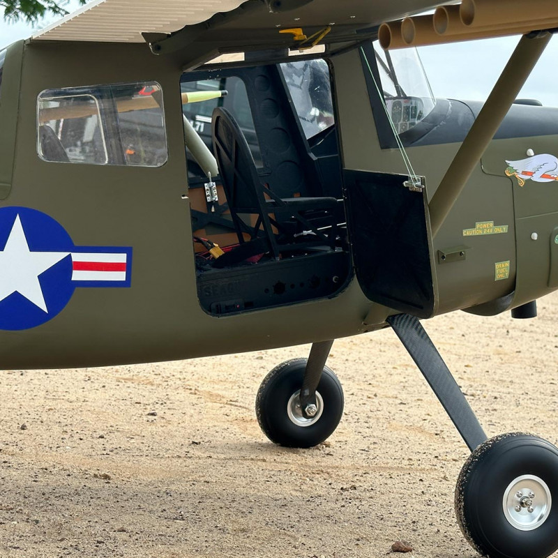Giant Scale CESSNA BIRD DOG "Chickenman" 70-125cc ARF radio-controlled ...
