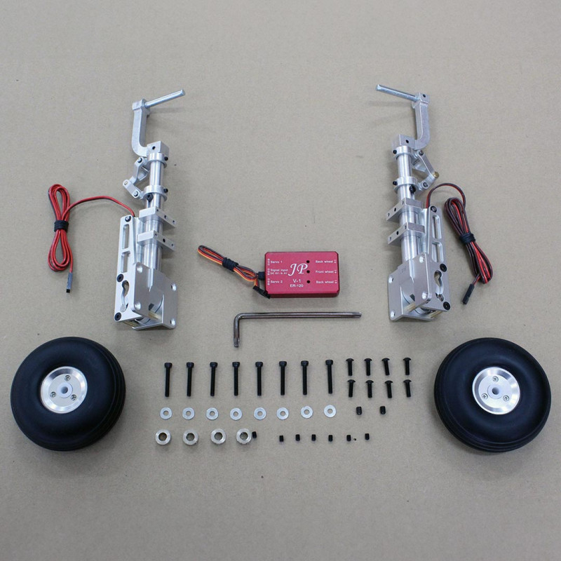 On-board accessory Electric retractable landing gear + wheels for A6M2 ...