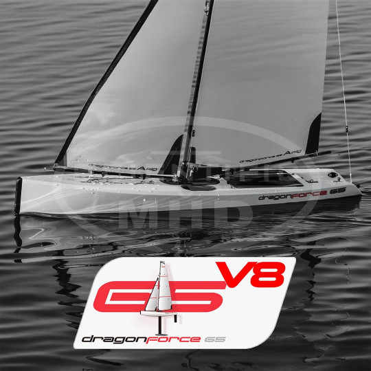 Part for radio-controlled sailboat Sliding deck plate with screw and washer DF65 V6 V7 and V8