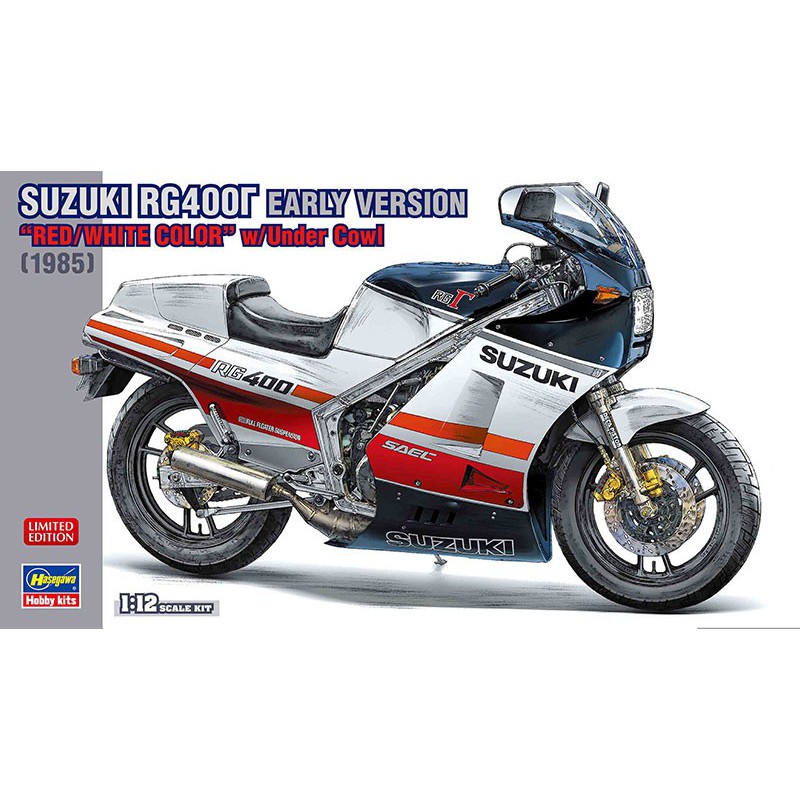 Suzuki RG400 Gamma 1/12 Kunststoffmotorradmodell - Scientific-MHD