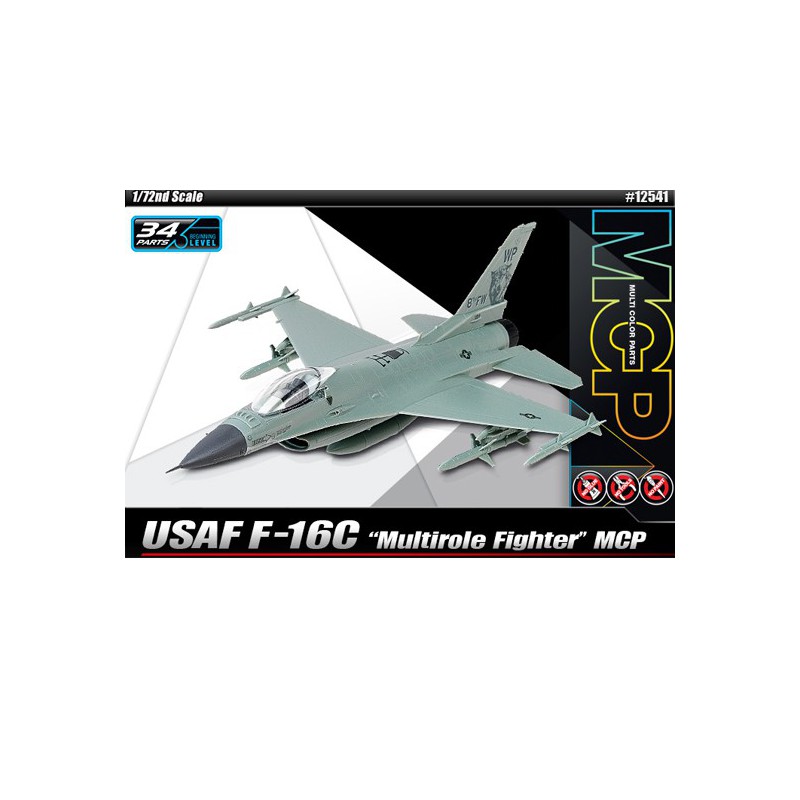 USAF F-16C MCP 1/72 plastic plane model - Scientific-MHD
