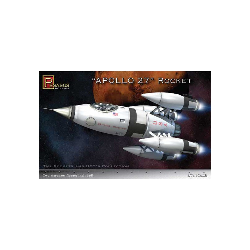 Apollo 27 Rocket Ship 1/72 plastic science fiction model - Scientific-MHD