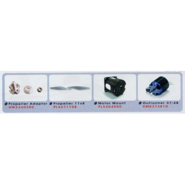 Moteur électrique radiocommandé PACK MOTORISATION MUSTANG - Scientific-MHD