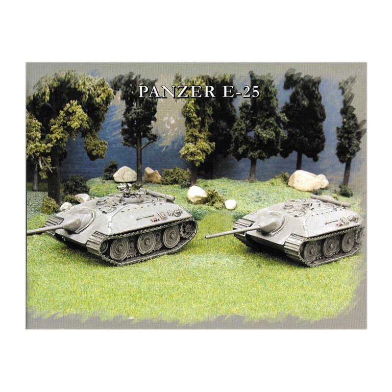 Panzer E-25 plastic tank model (2pcs) 1/72 - Scientific-MHD