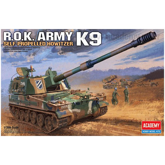K9 Howitzer Rok Army 1/35 plastic tank model - Scientific-MHD