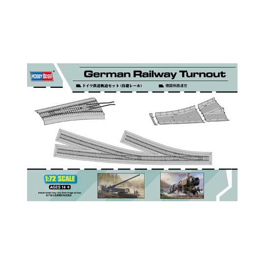 Plastic train model German Railways Track Set 1/72 - Scientific-MHD